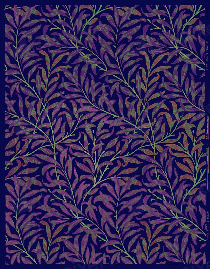 Willow wallpaper pattern, remix original | Premium Photo - rawpixel