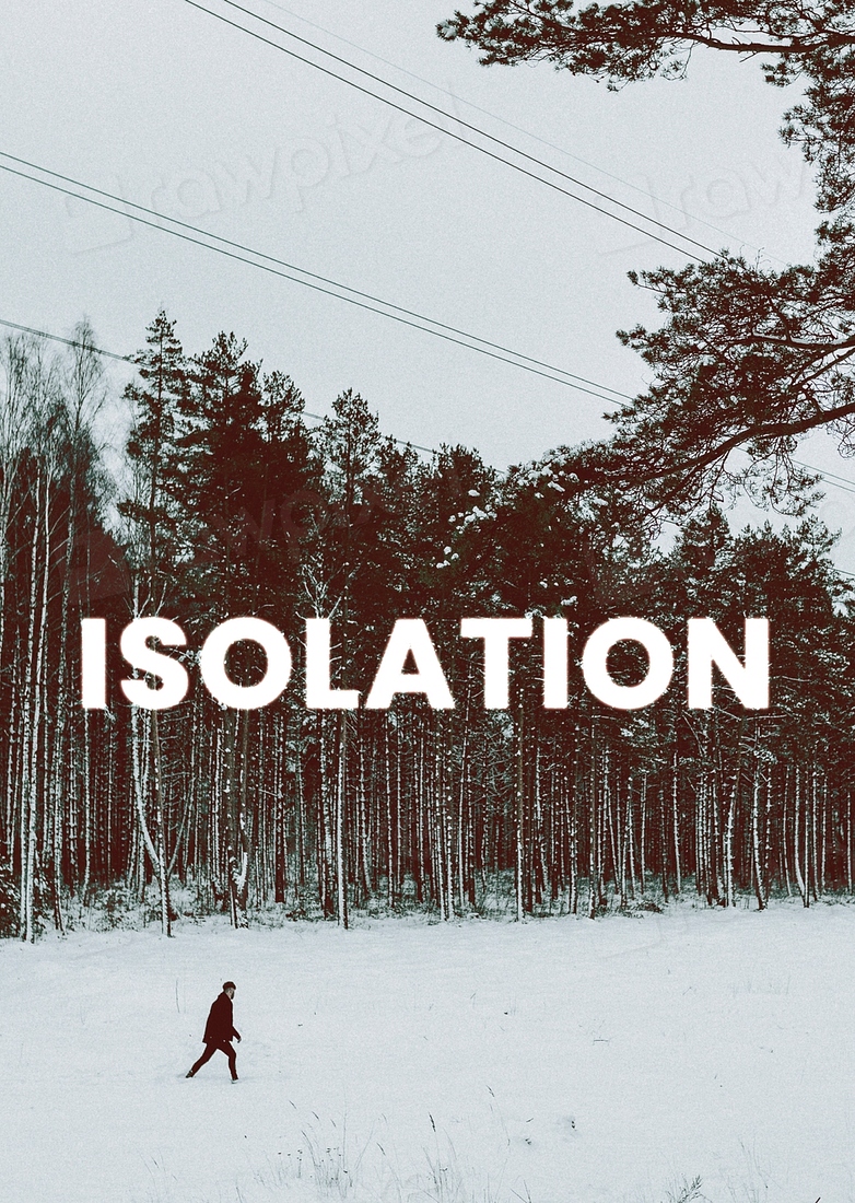 Self isolation during coronavirus quarantine | Premium PSD Template ...