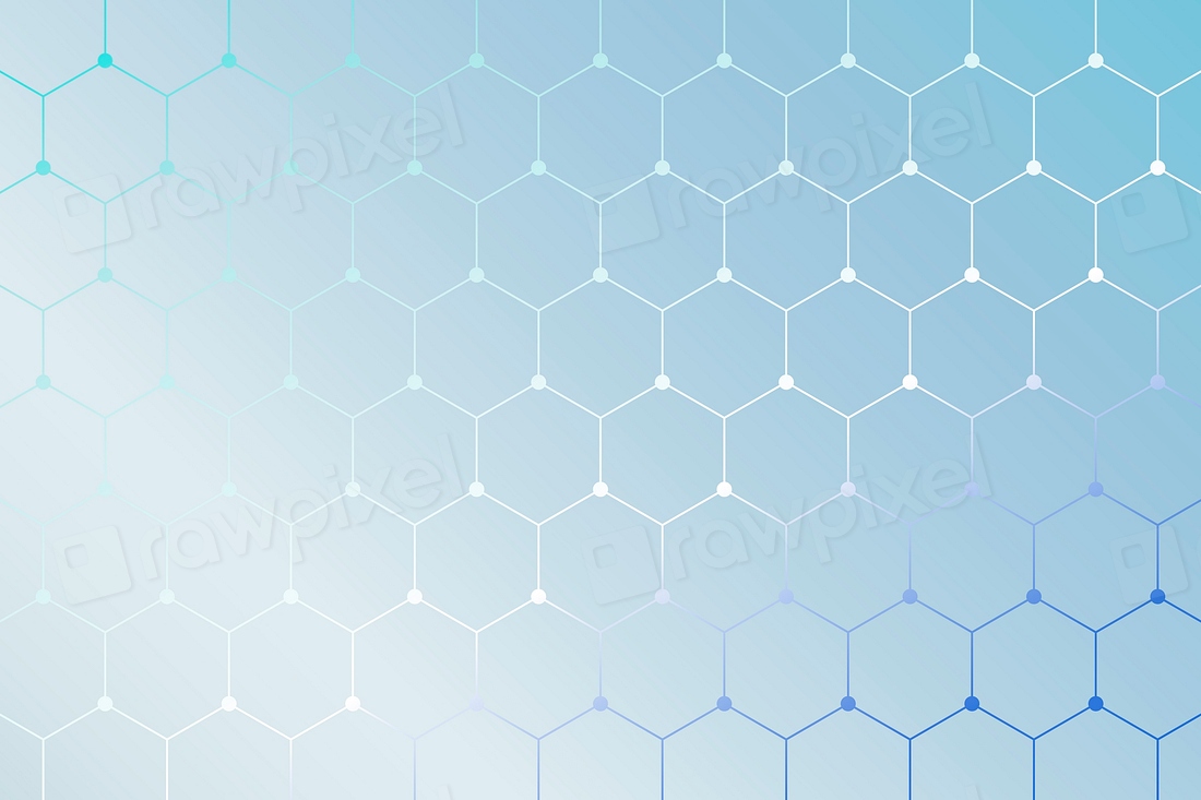 Geometrical honeycomb patterned blue background | Premium Vector - rawpixel