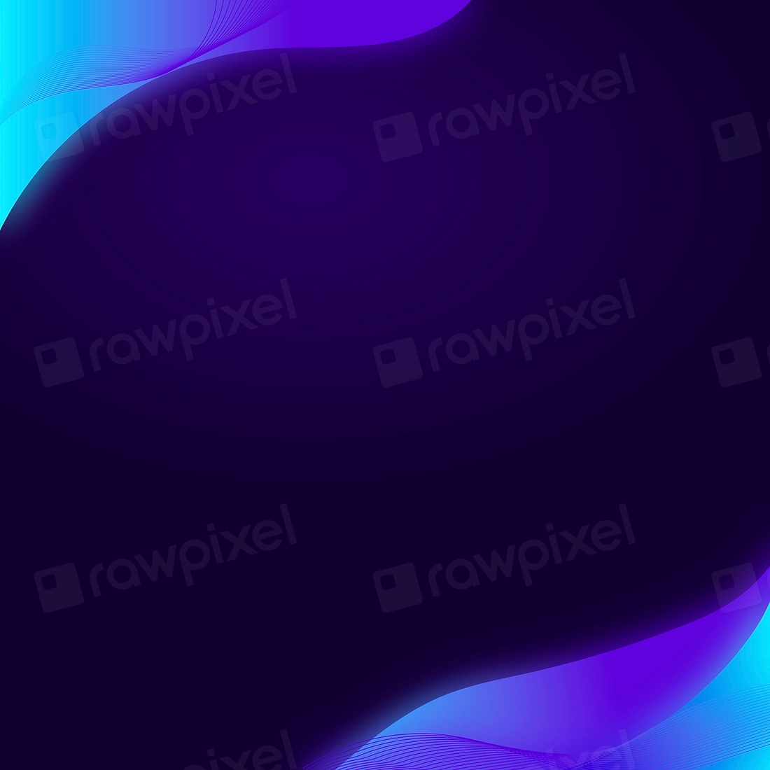 Neon blue gradient curve frame | Premium Vector - rawpixel