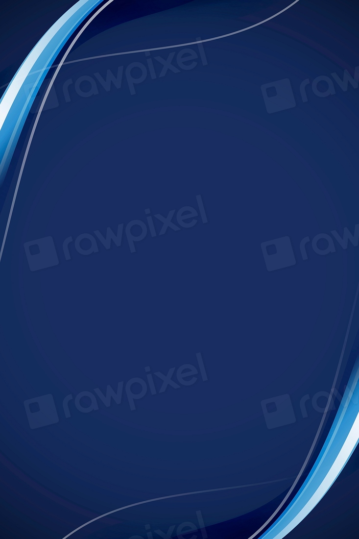 Blue curve frame template vector | Premium Vector - rawpixel