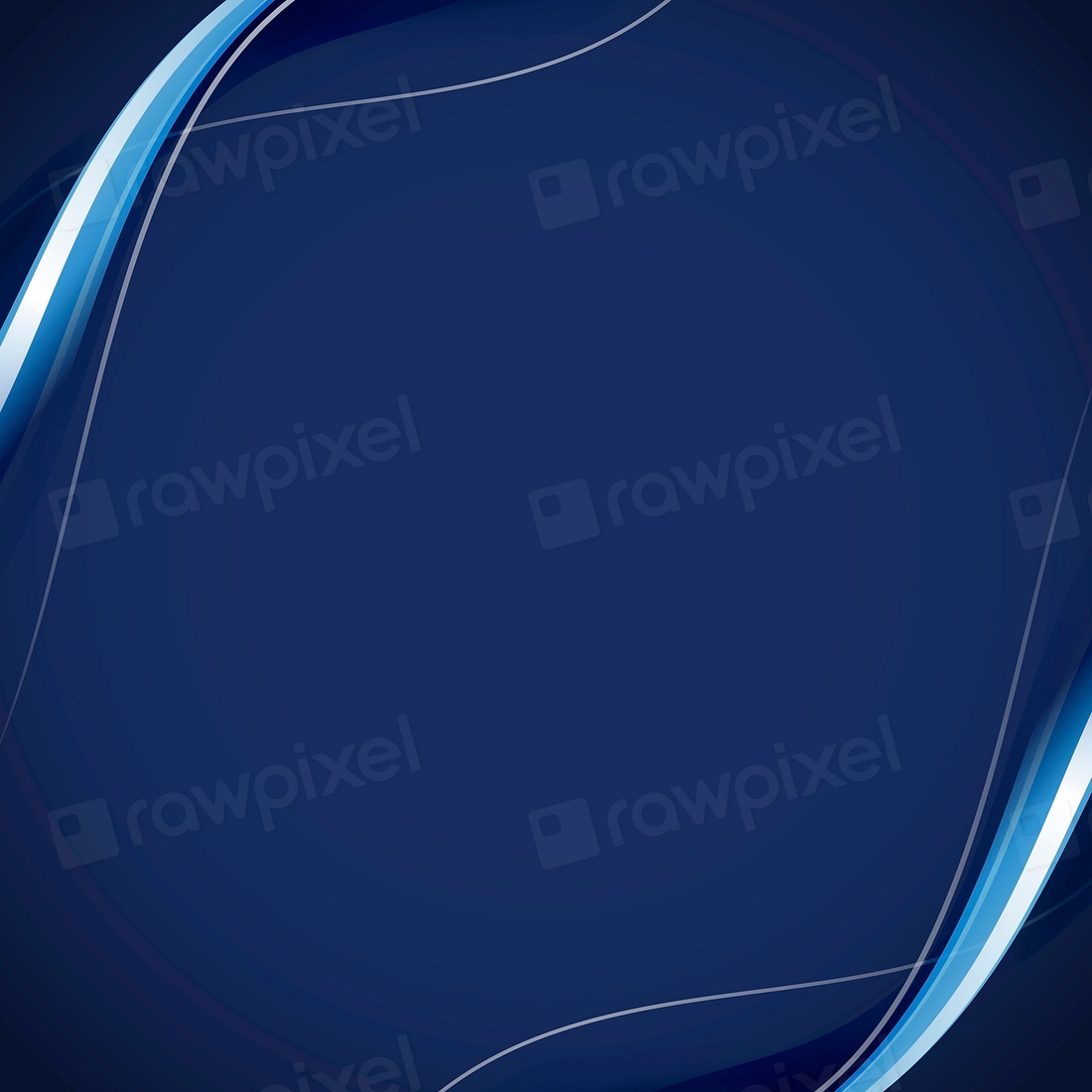 Blue curve frame template vector | Premium Vector - rawpixel