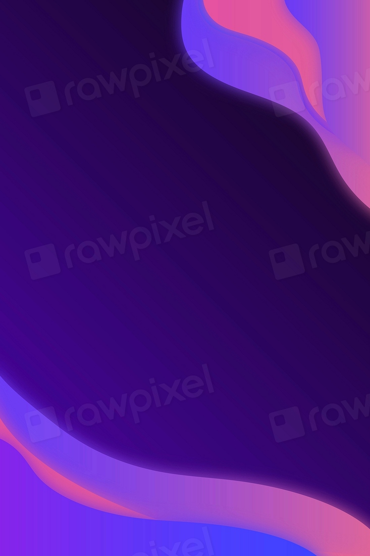 Neon purple curve frame template | Premium Vector - rawpixel