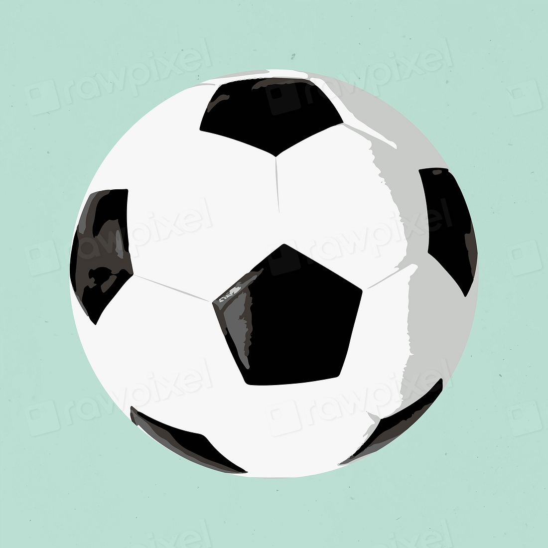 Vectorized football sticker overlay design | Premium Vector - rawpixel