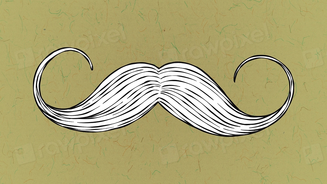 Retro gentleman's mustache cut psd | Premium PSD - rawpixel