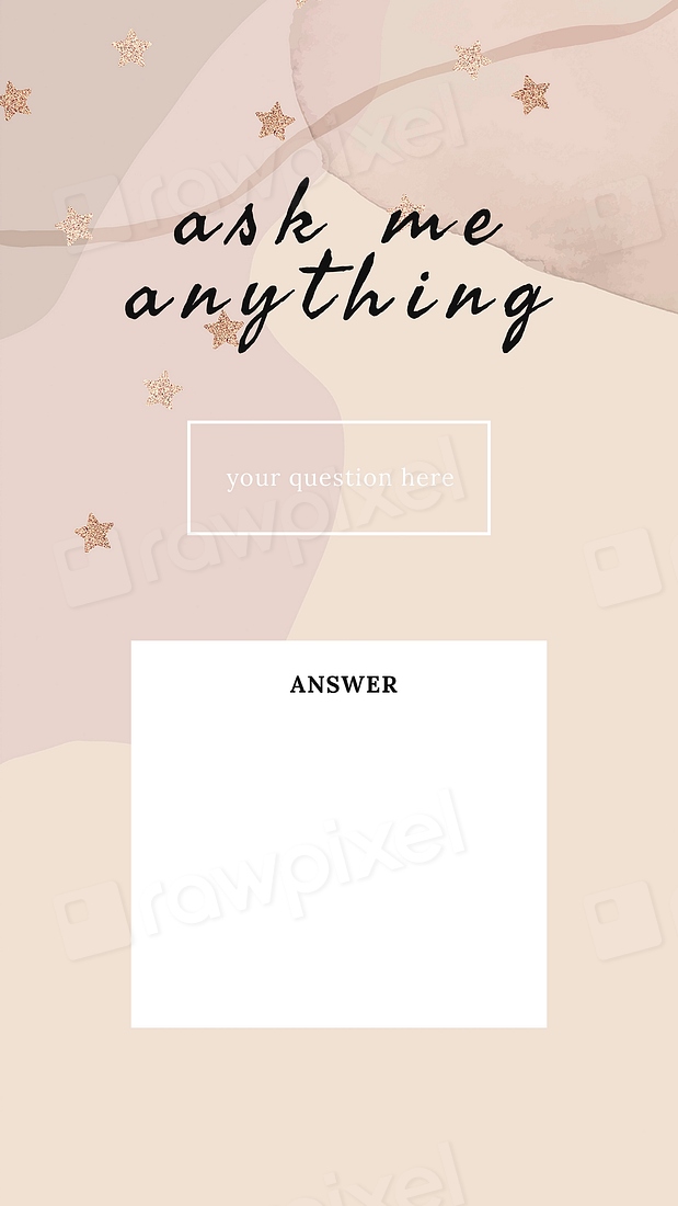 Ask me anything social media | Premium Vector Template - rawpixel