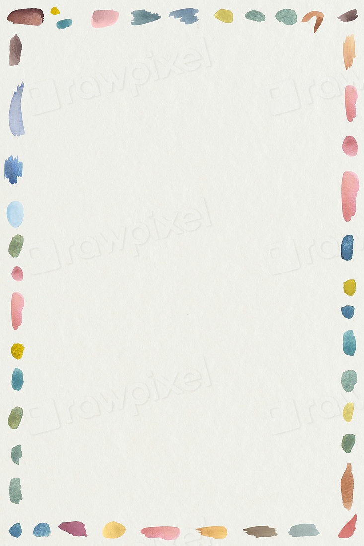 Colorful watercolor blob stroke frame | Premium PSD - rawpixel