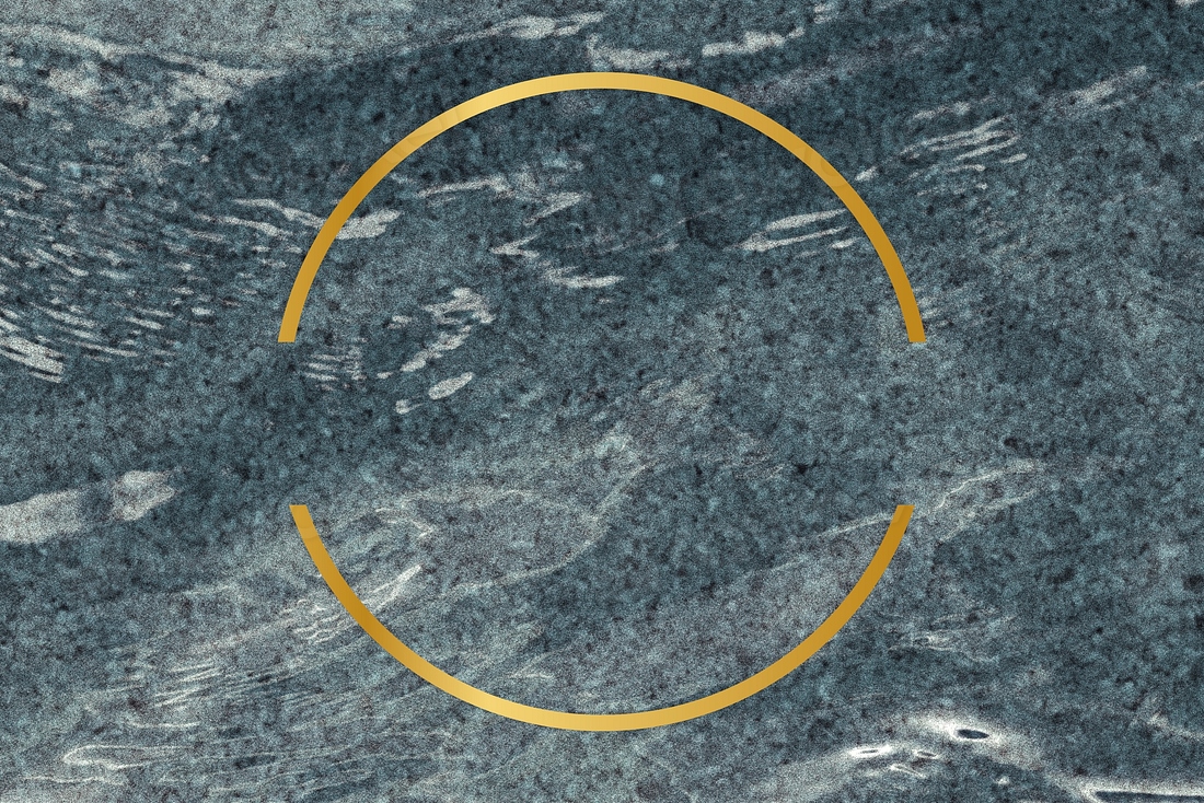 Golden framed circle marble texture | Premium Photo - rawpixel