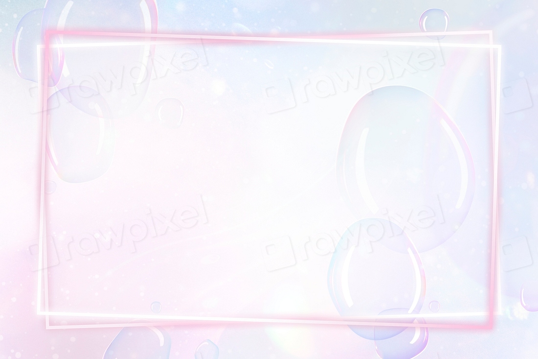 Holographic bubble frame pastel psd | Premium PSD - rawpixel