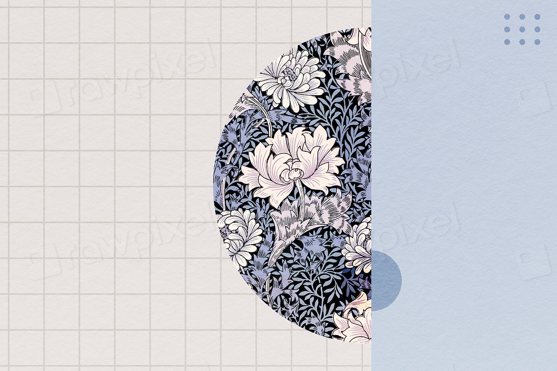 Decorative vintage nature semi circle | Premium PSD - rawpixel