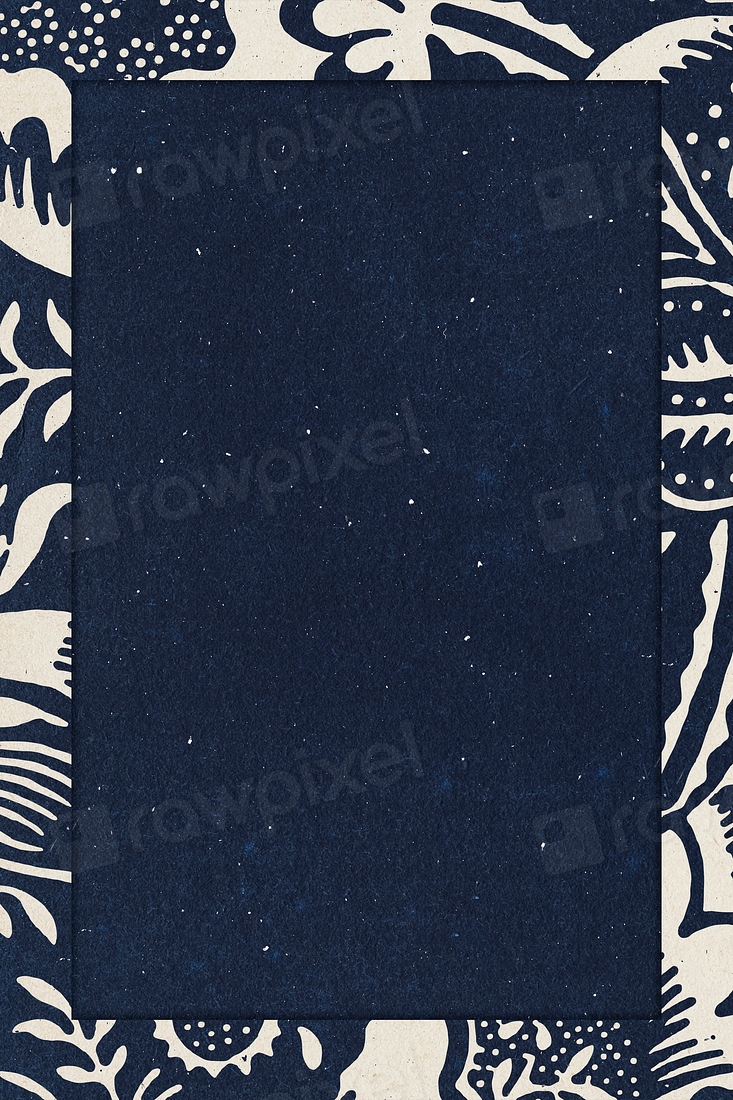 Decorative vintage nature frame border | Premium PSD - rawpixel