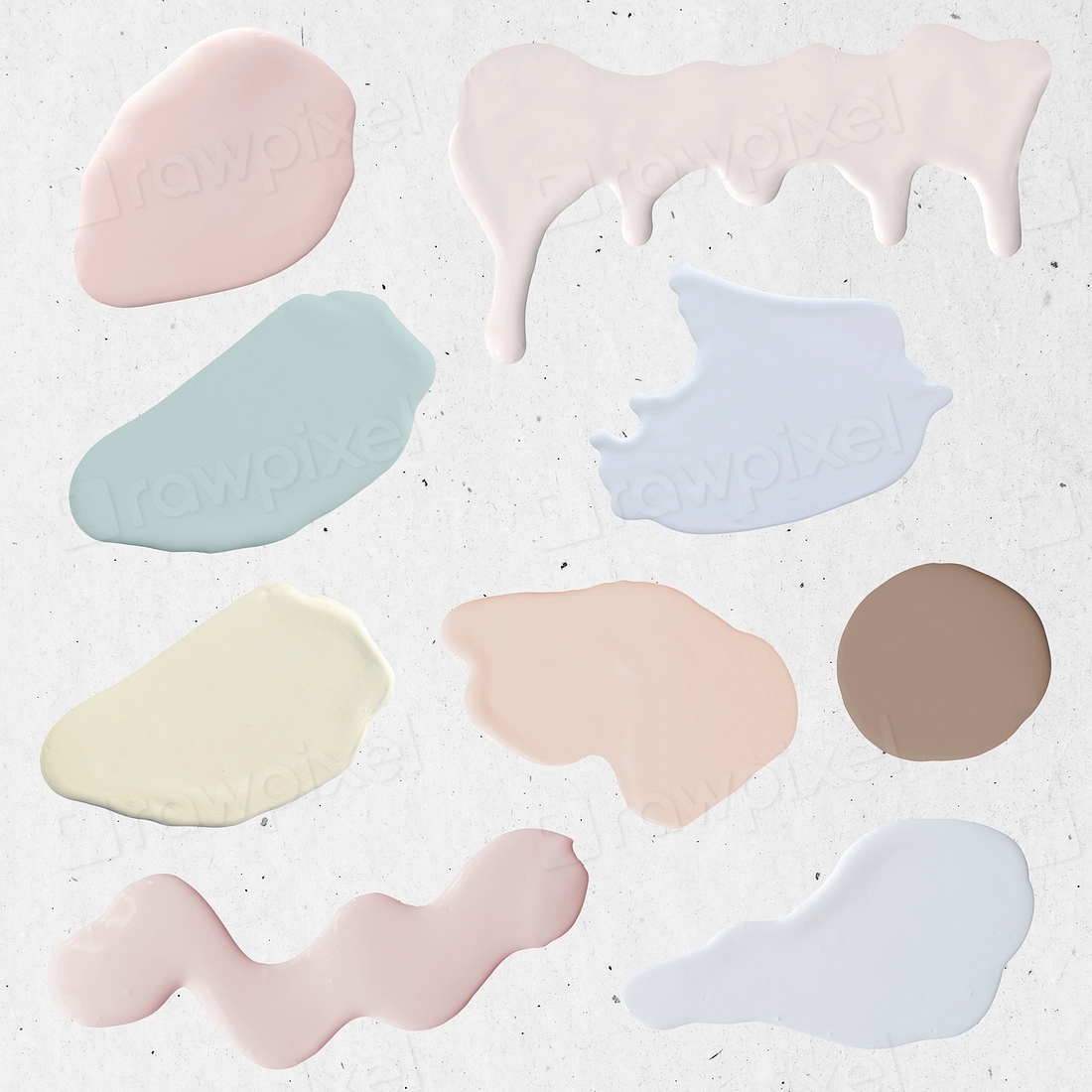 Color smear element psd paint | Premium PSD - rawpixel