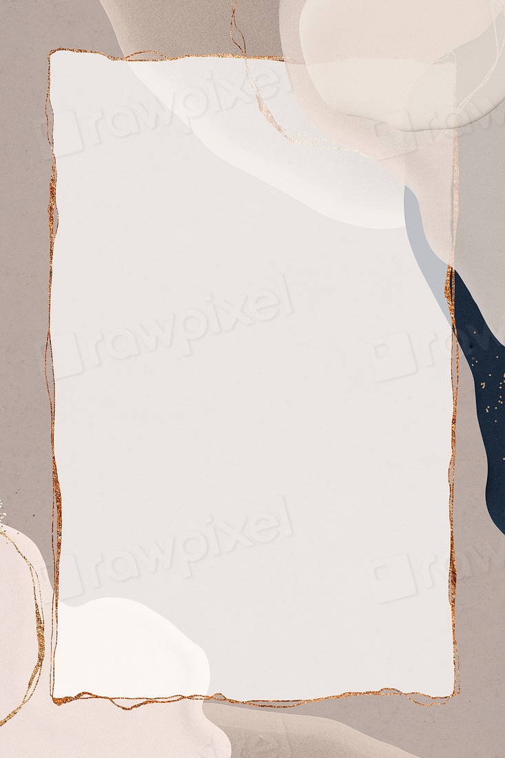 Shimmer frame psd brown background | Premium PSD - rawpixel