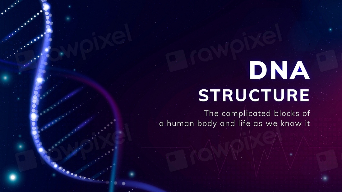 DNA structure biotechnology template psd | Free PSD Template - rawpixel