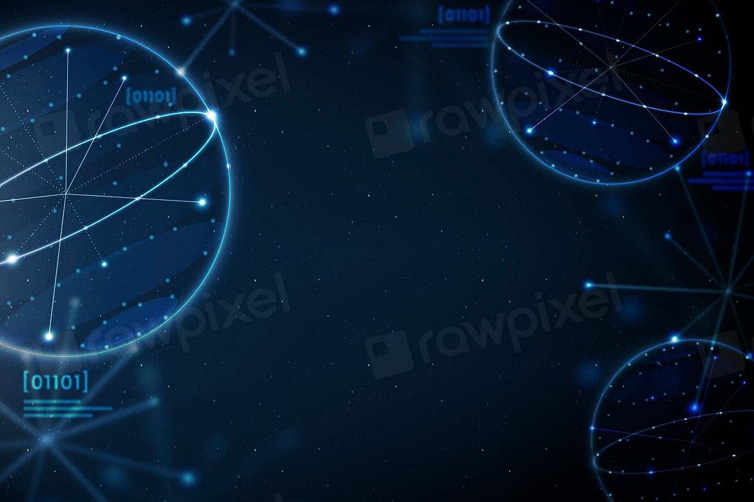 Geometry education blue background psd | Premium PSD - rawpixel