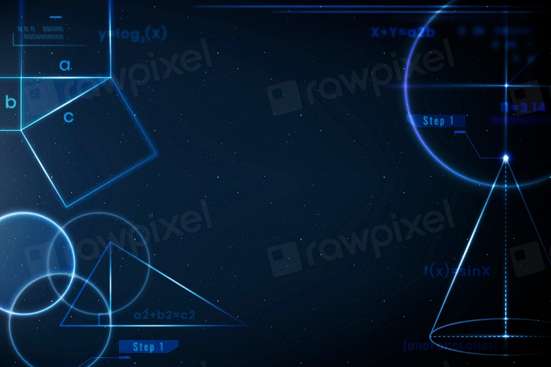 Mathematical and geometric background vector | Premium Vector - rawpixel