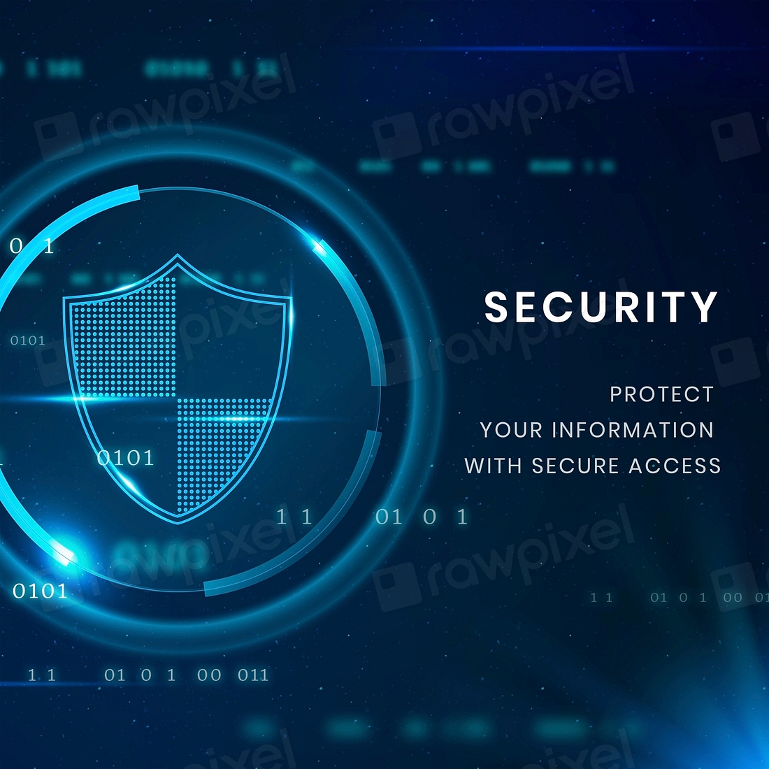 Data security technology template vector | Premium Vector Template ...