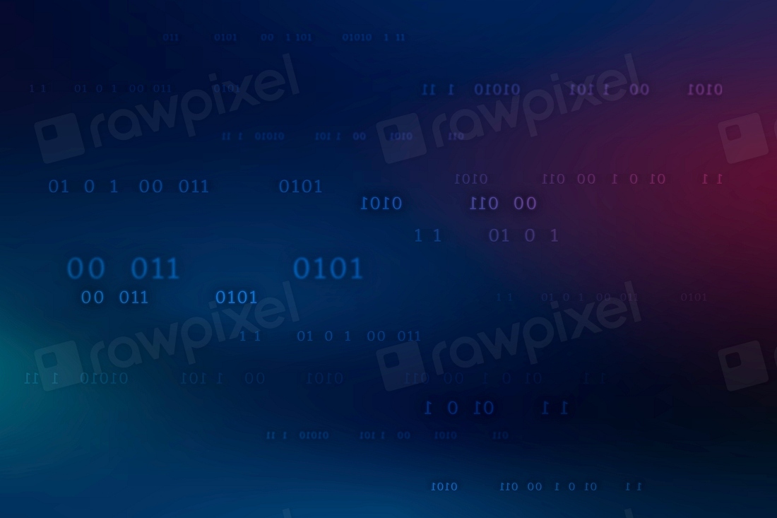 Binary code pattern psd dark | Premium PSD - rawpixel