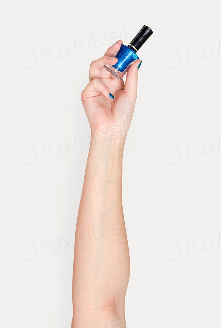 Hand holding variation of object | Premium PSD - rawpixel