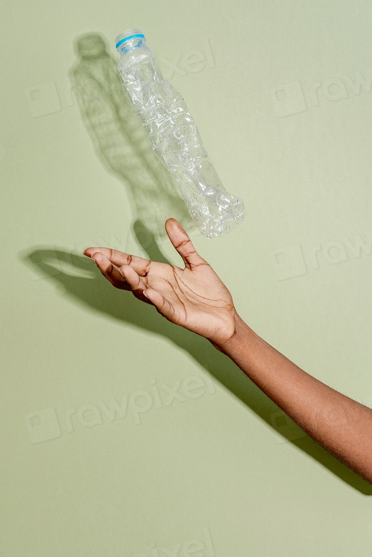 Hand catching falling crushed plastic | Premium Photo - rawpixel