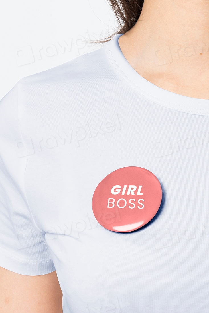 Girl Boss badge pin woman’s | Free Photo - rawpixel