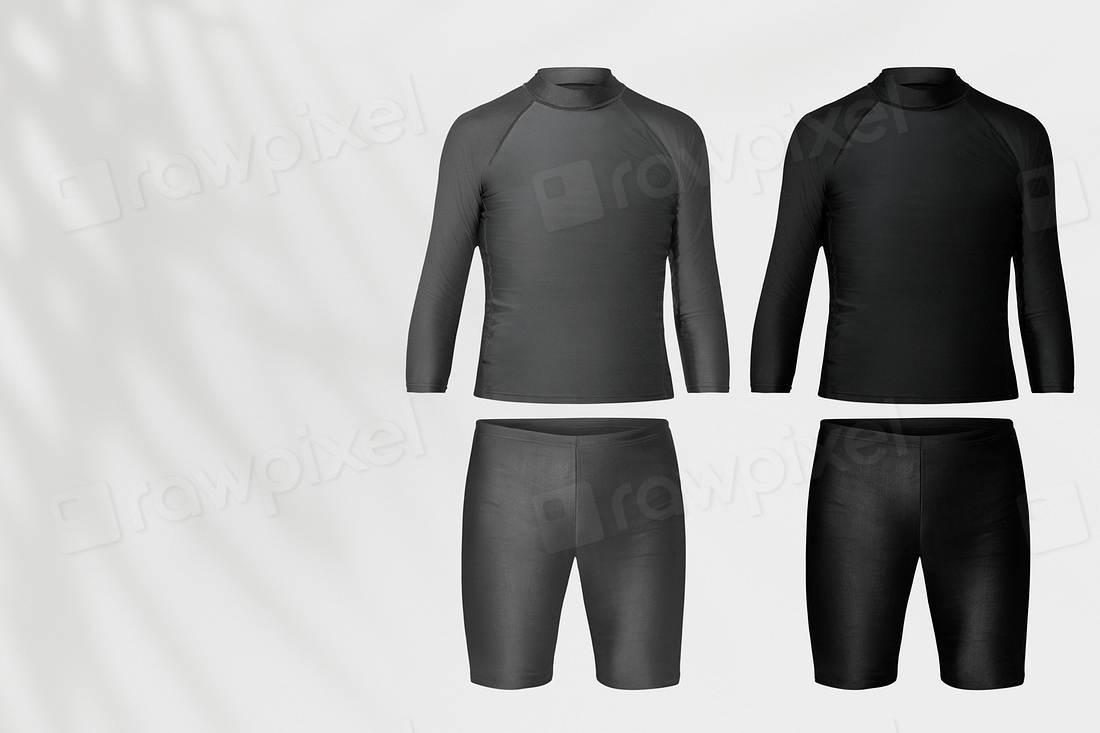 Rash guard swimsuit mockup psd | Premium PSD Mockup - rawpixel