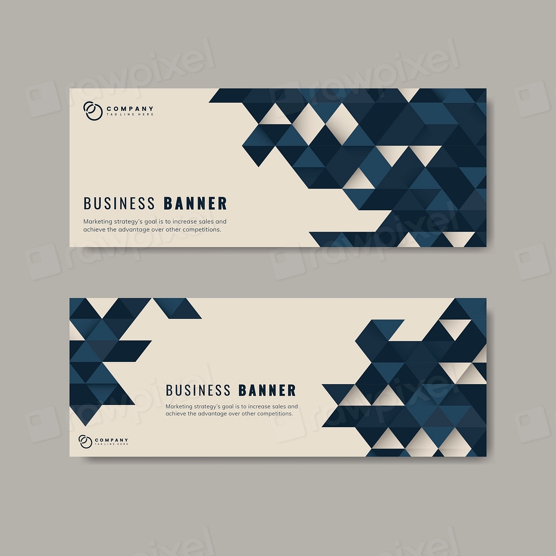 Business banner abstract design illustration | Premium Vector - rawpixel