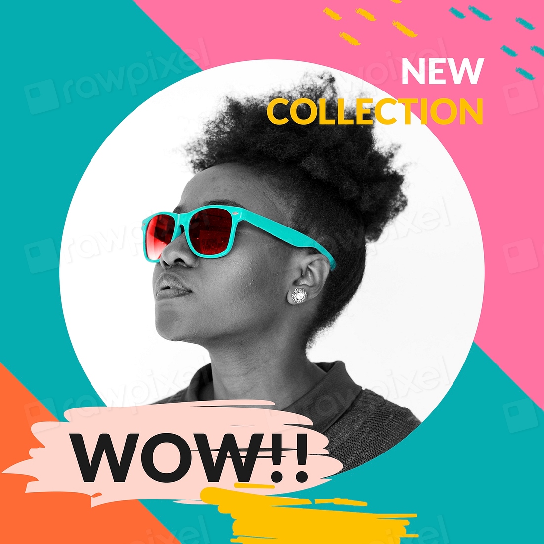 New collection template design vector | Premium Vector Template - rawpixel