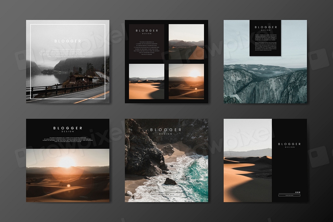 Blog welcome page template design | Premium Vector - rawpixel