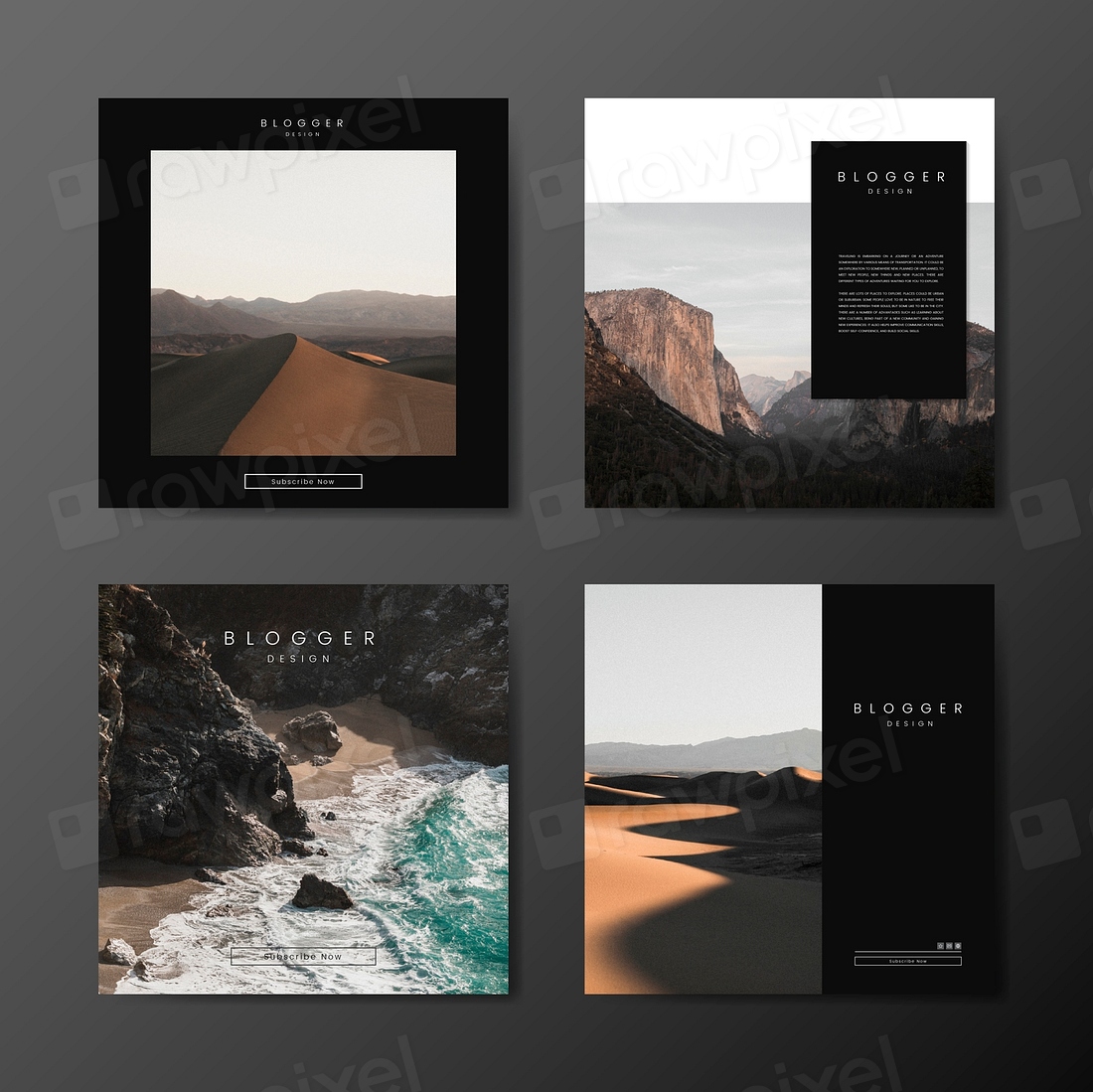 Blog welcome page template design | Premium Vector - rawpixel