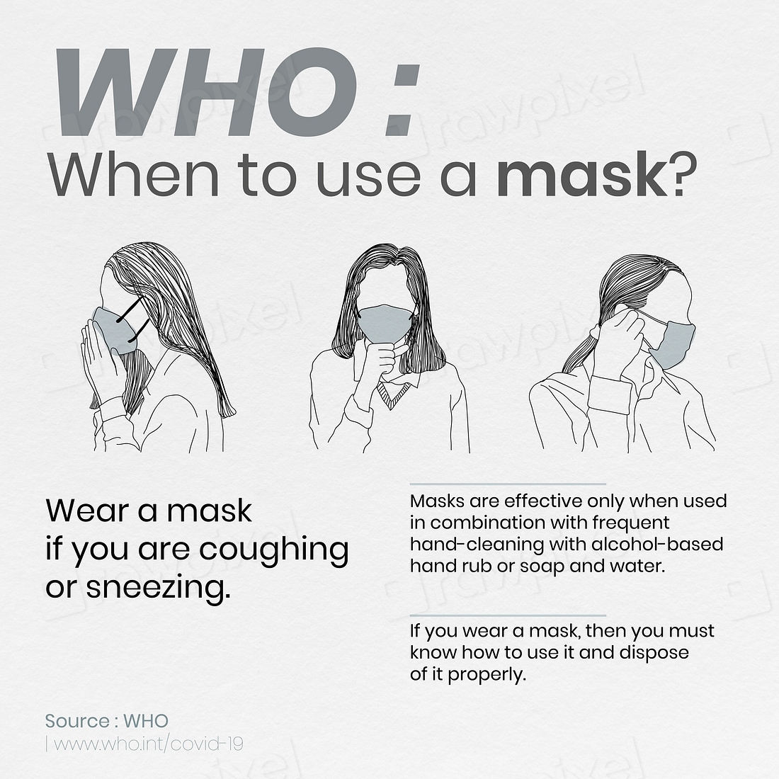 When use mask prevent coronavirus | Premium Vector - rawpixel