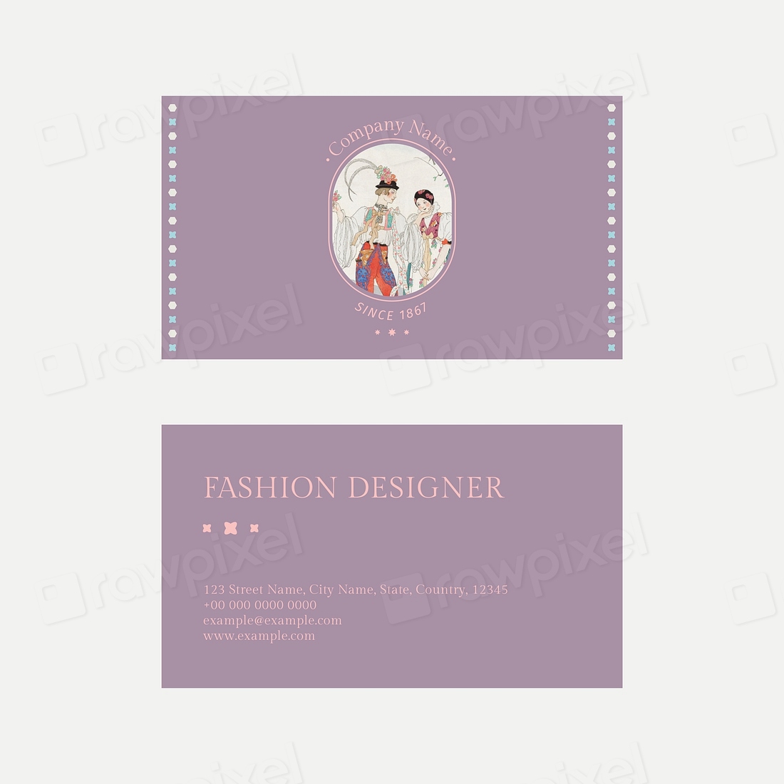 Minimal vintage fashion template vector | Premium Vector Template ...