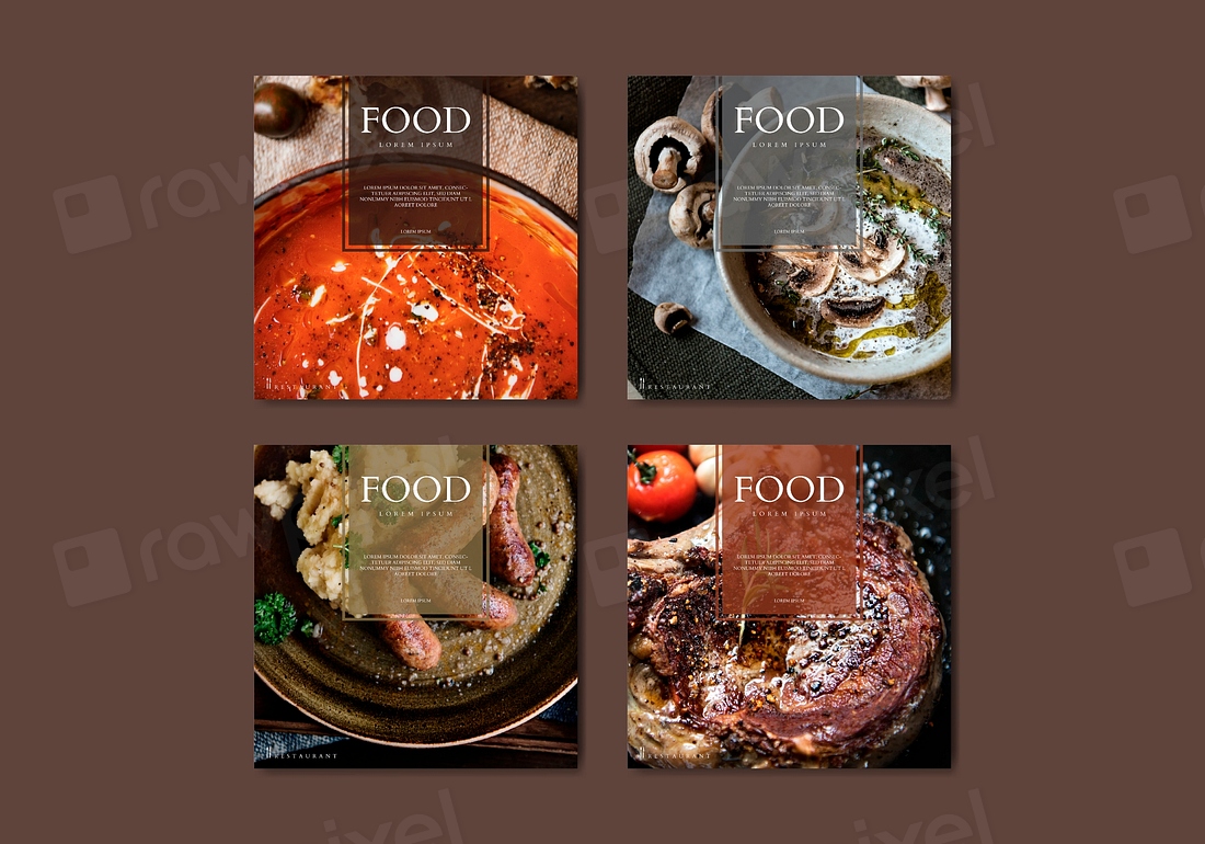 Food recipe advertisement template vector | Premium Vector - rawpixel