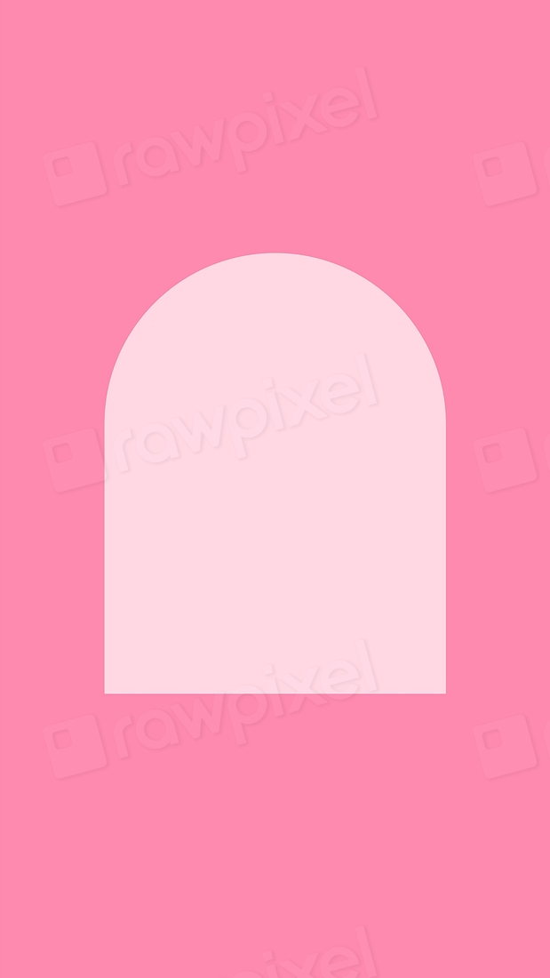 Pink iPhone wallpaper frame, arched | Premium Vector - rawpixel
