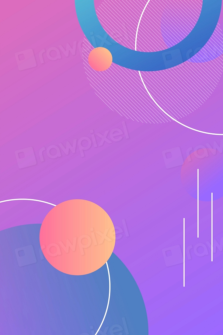 Colorful round modern background vector | Premium Vector - rawpixel