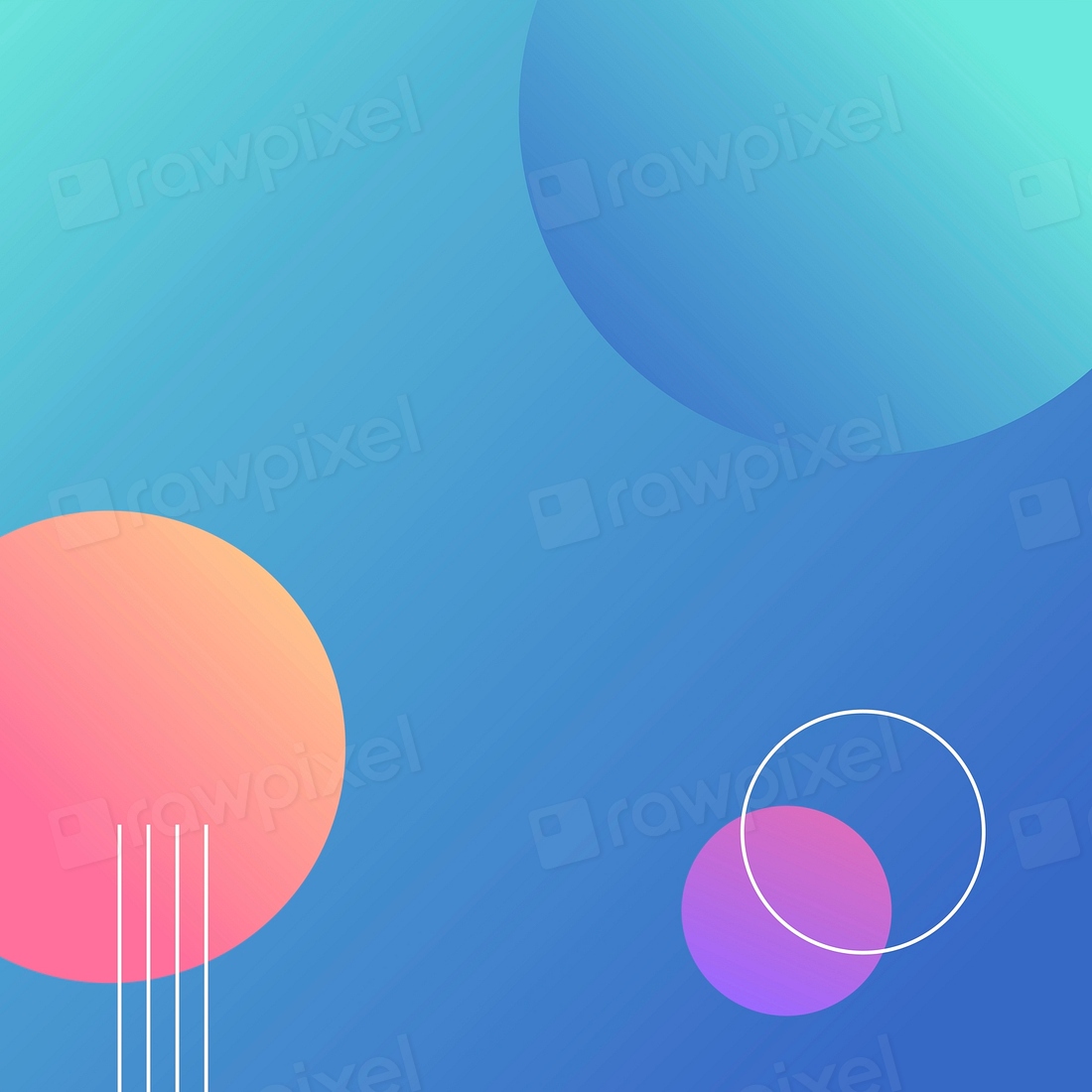 Colorful round modern background vector | Premium Vector - rawpixel
