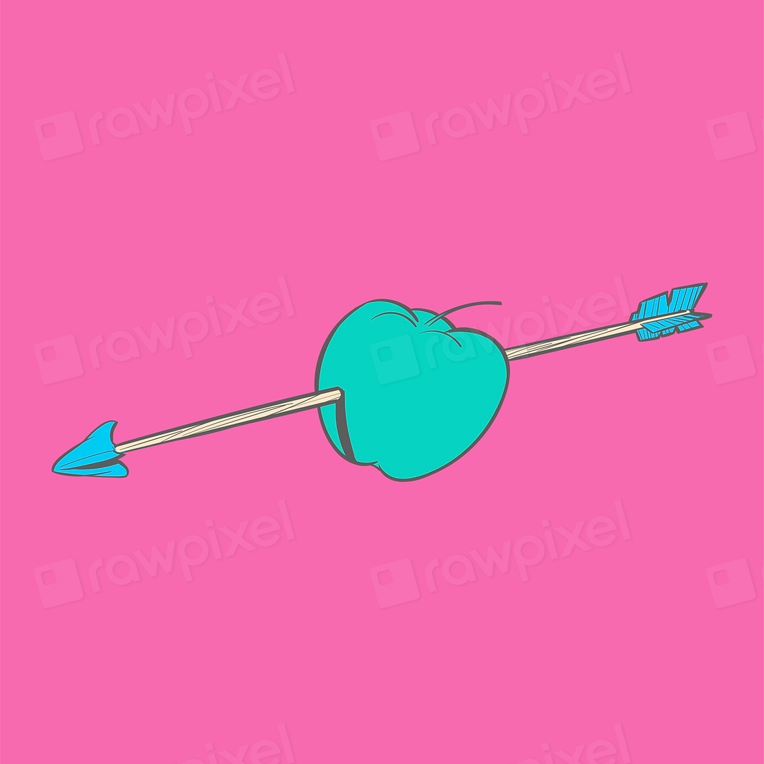 Hand drawing illustration goals target | Free Photo Illustration - rawpixel