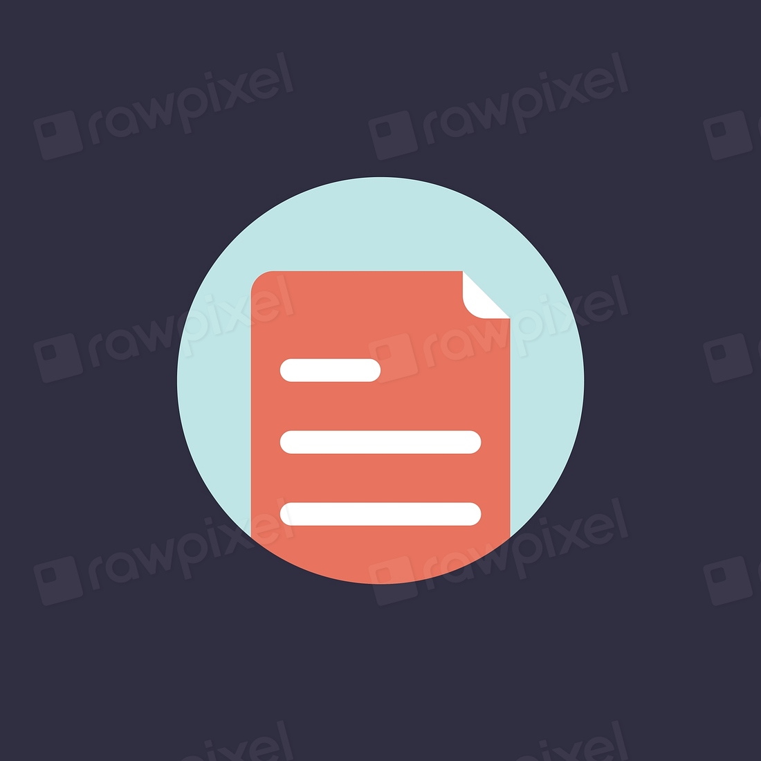 Vector business report paper icon | Premium Vector - rawpixel