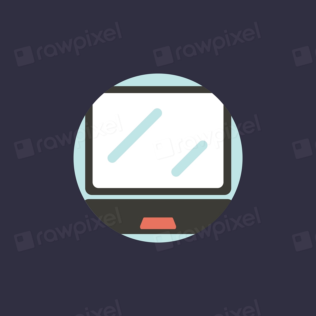 Vector of computer icon | Free Vector - rawpixel