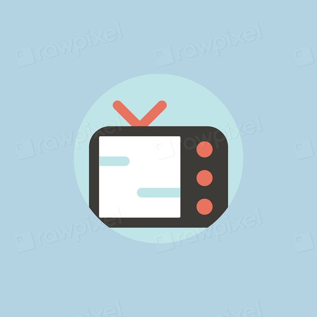 Vector of television | Premium Vector - rawpixel