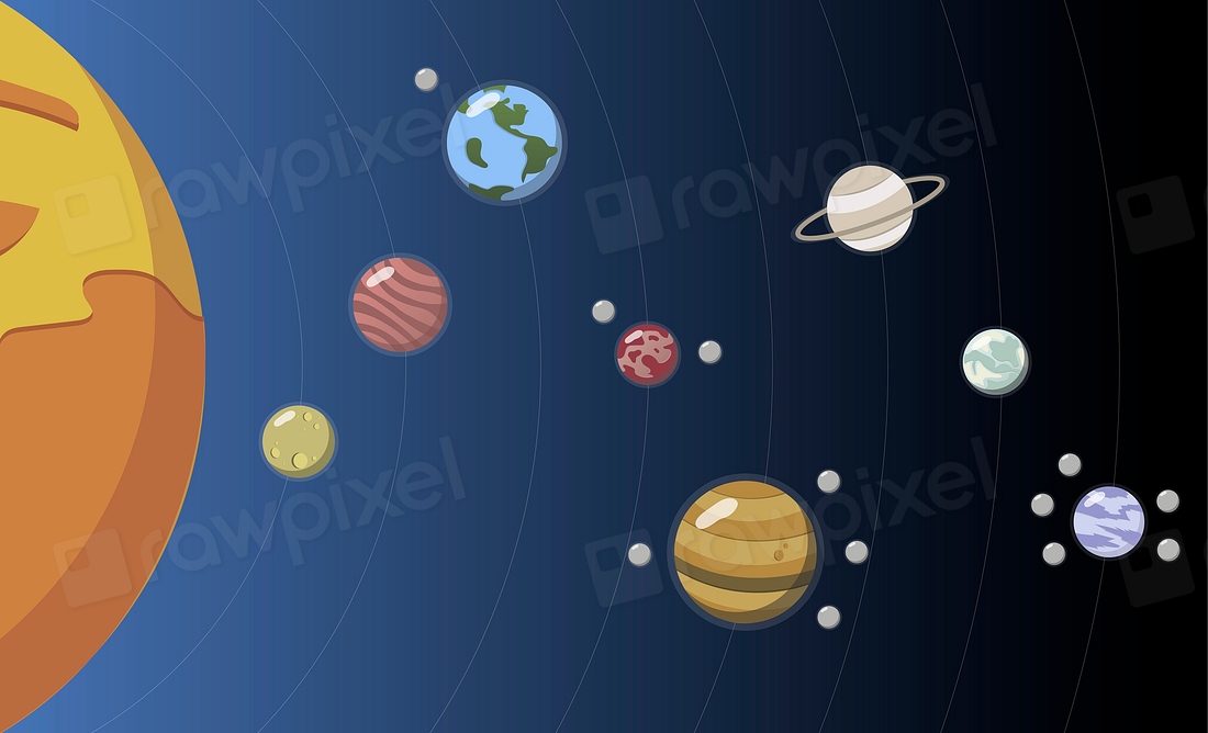 The solar system vector | Premium Vector - rawpixel