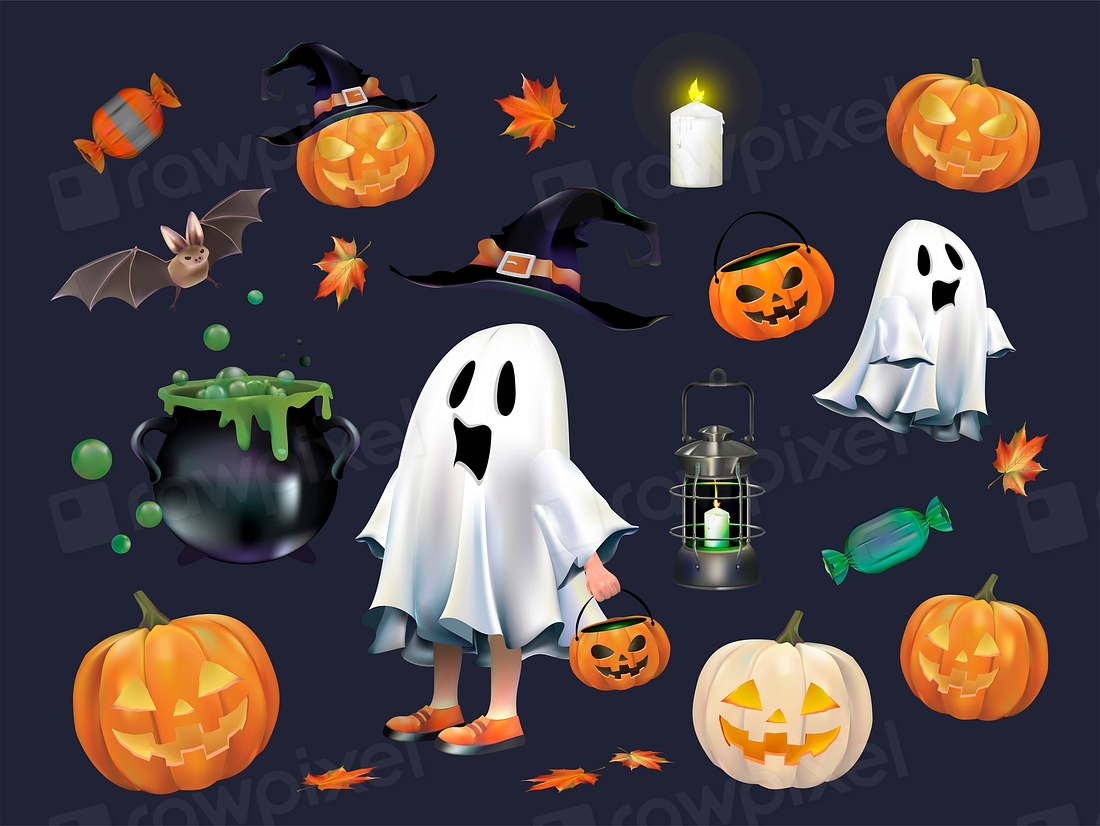 Halloween vector set | Premium Vector Illustration - rawpixel