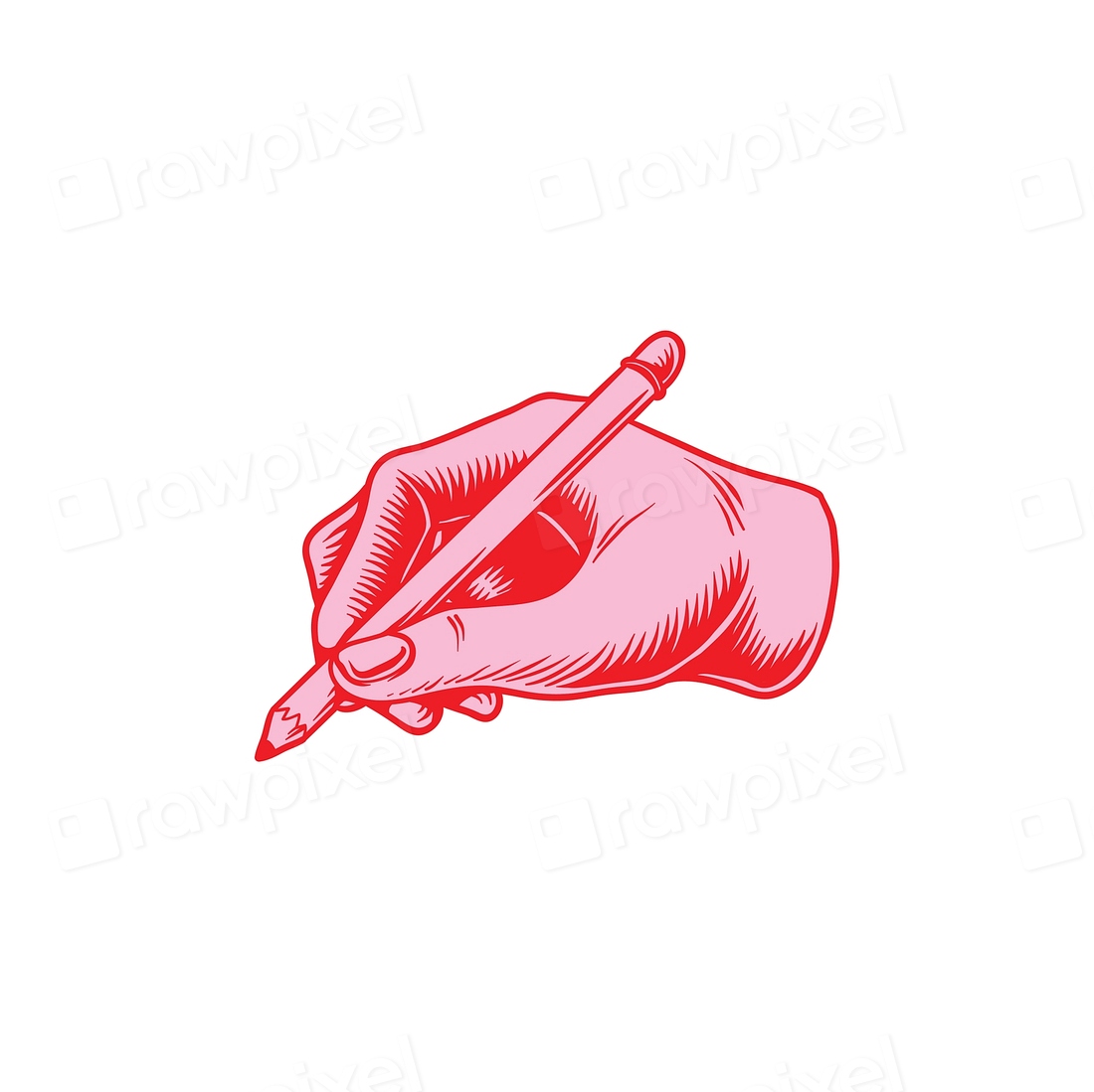 Ilustration hand writing pencil | Premium Vector Illustration - rawpixel