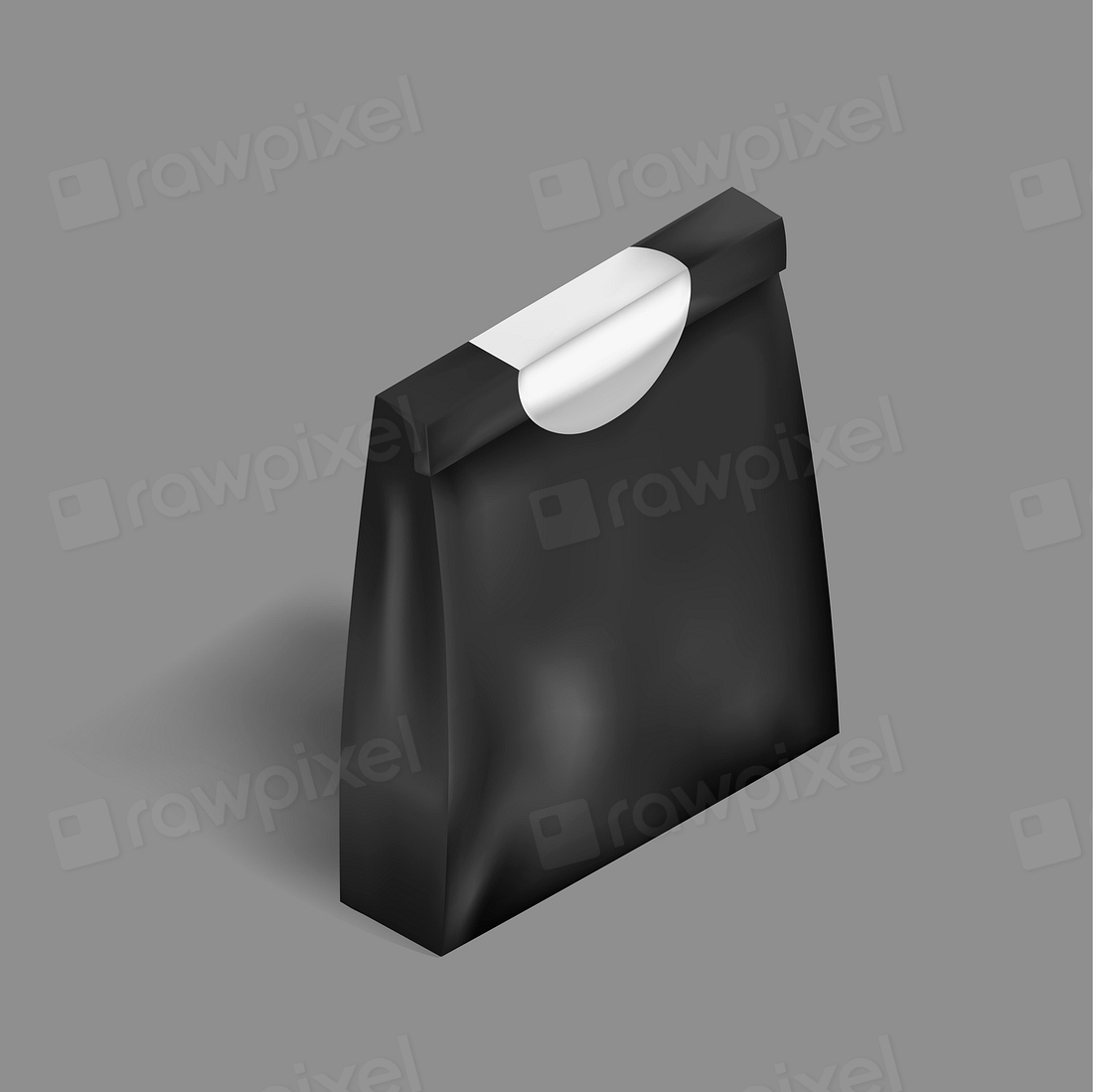 Vector black pouch bag icon | Premium Vector - rawpixel