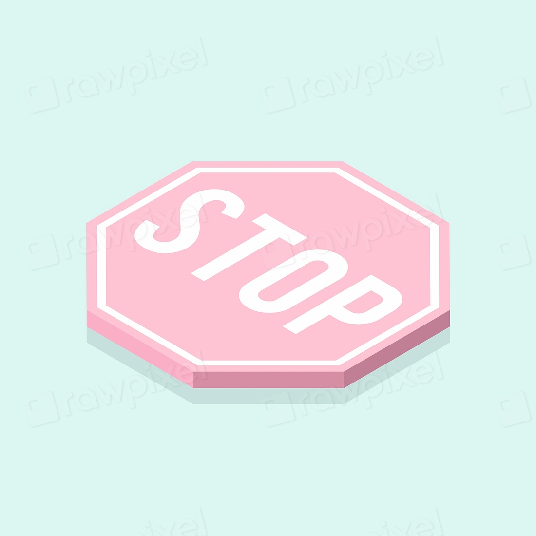 Vector of stop sign icon | Free Vector - rawpixel