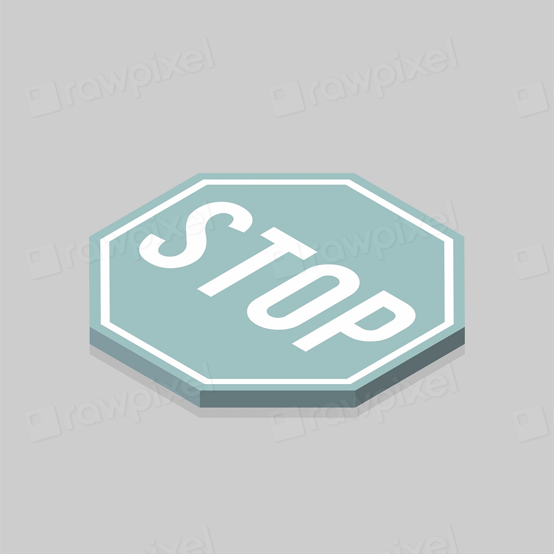 Vector of stop sign icon | Free Vector - rawpixel