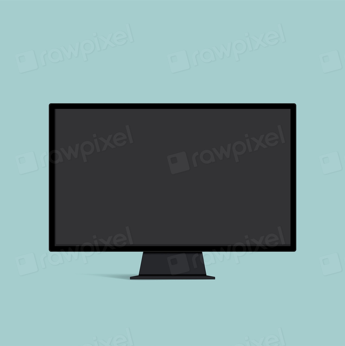 Vector of computer monitor icon | Free Vector - rawpixel