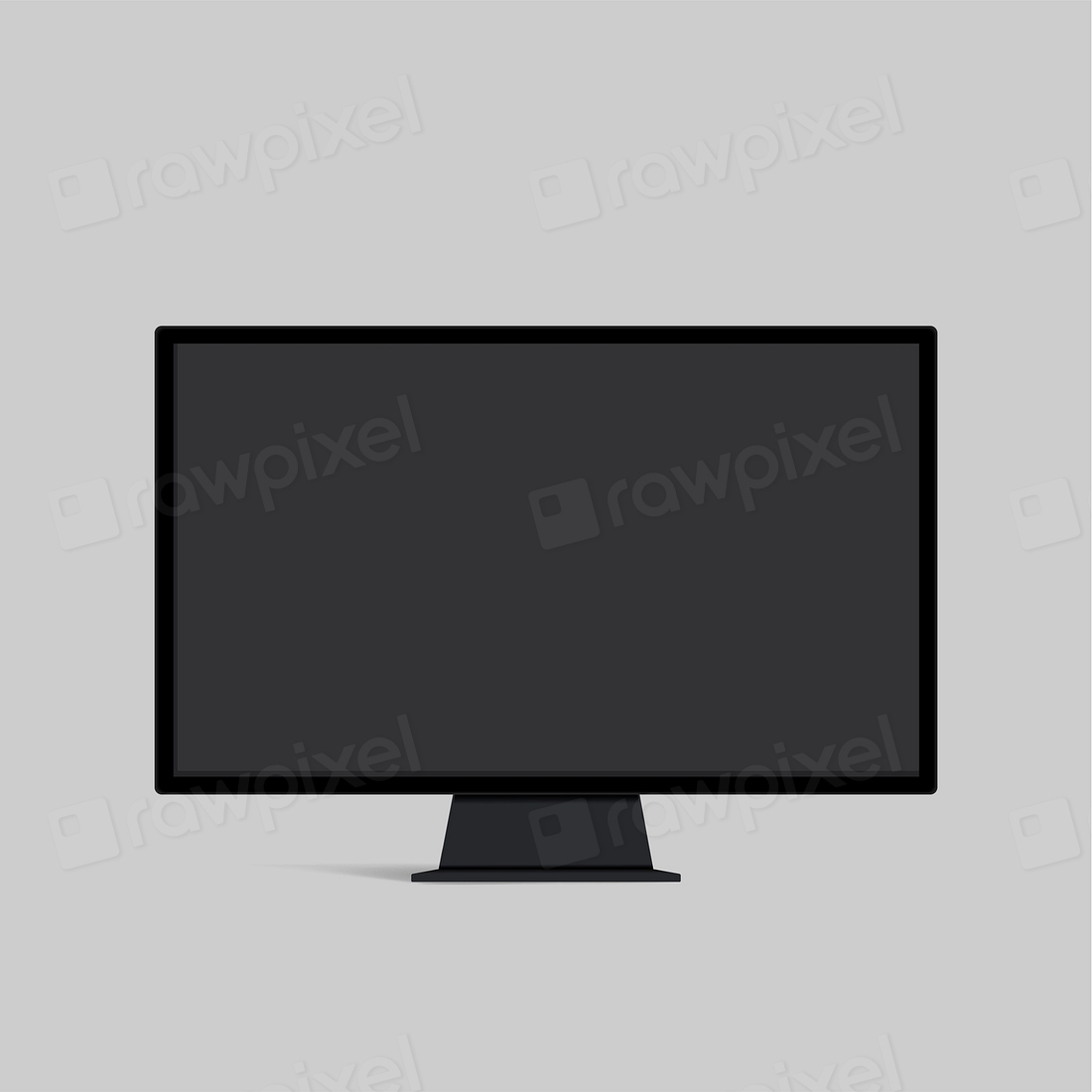 Vector of computer monitor icon | Free Vector - rawpixel