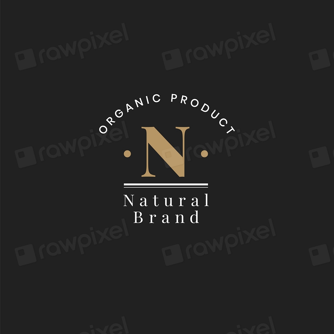 Natural brand logo badge design | Premium Vector - rawpixel