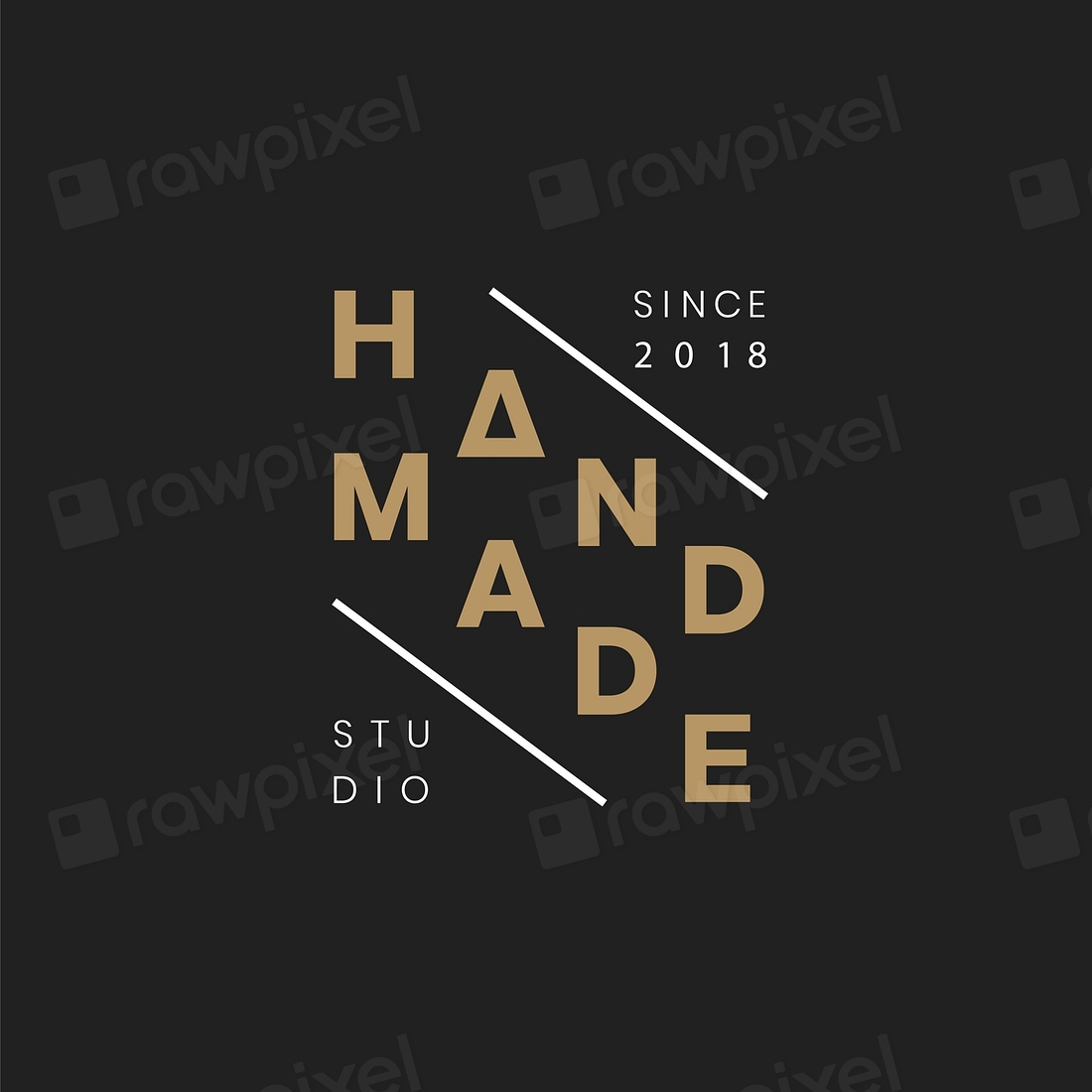 Handmade crafts logo badge design | Premium Vector - rawpixel